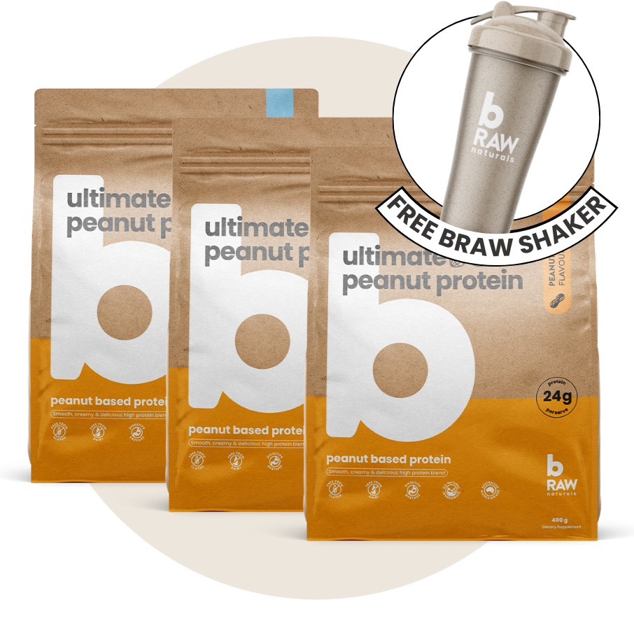 Ultimate Peanut Protein 400g Triple Pack – bRaw
