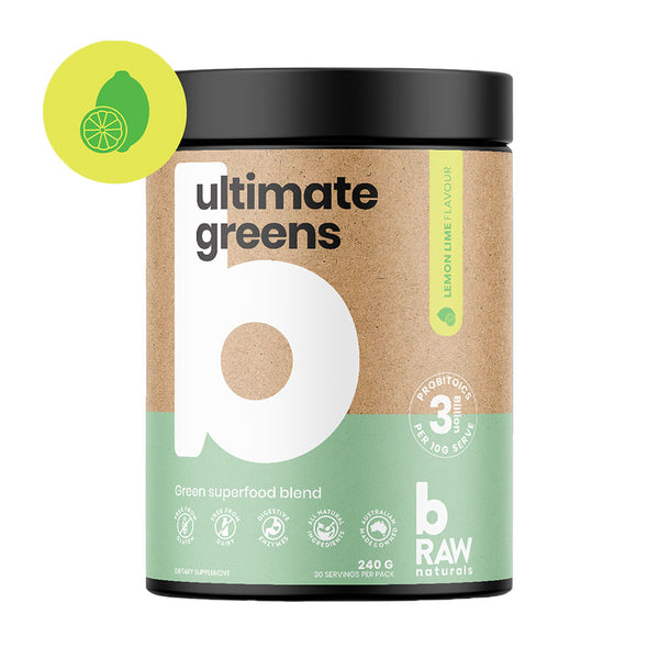 Ultimate Greens Lemon & Lime bRaw | Super Greens Powder